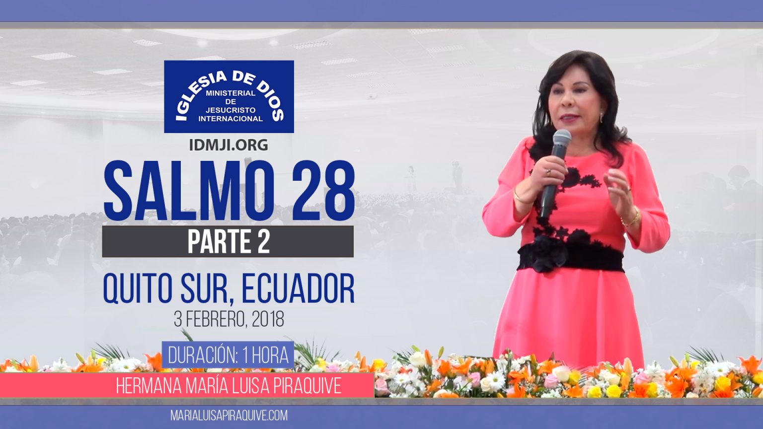 Salmo 28 - Parte 1 - Sitio web oficial de la Iglesia de Dios Ministerial de Jesucristo Internacional