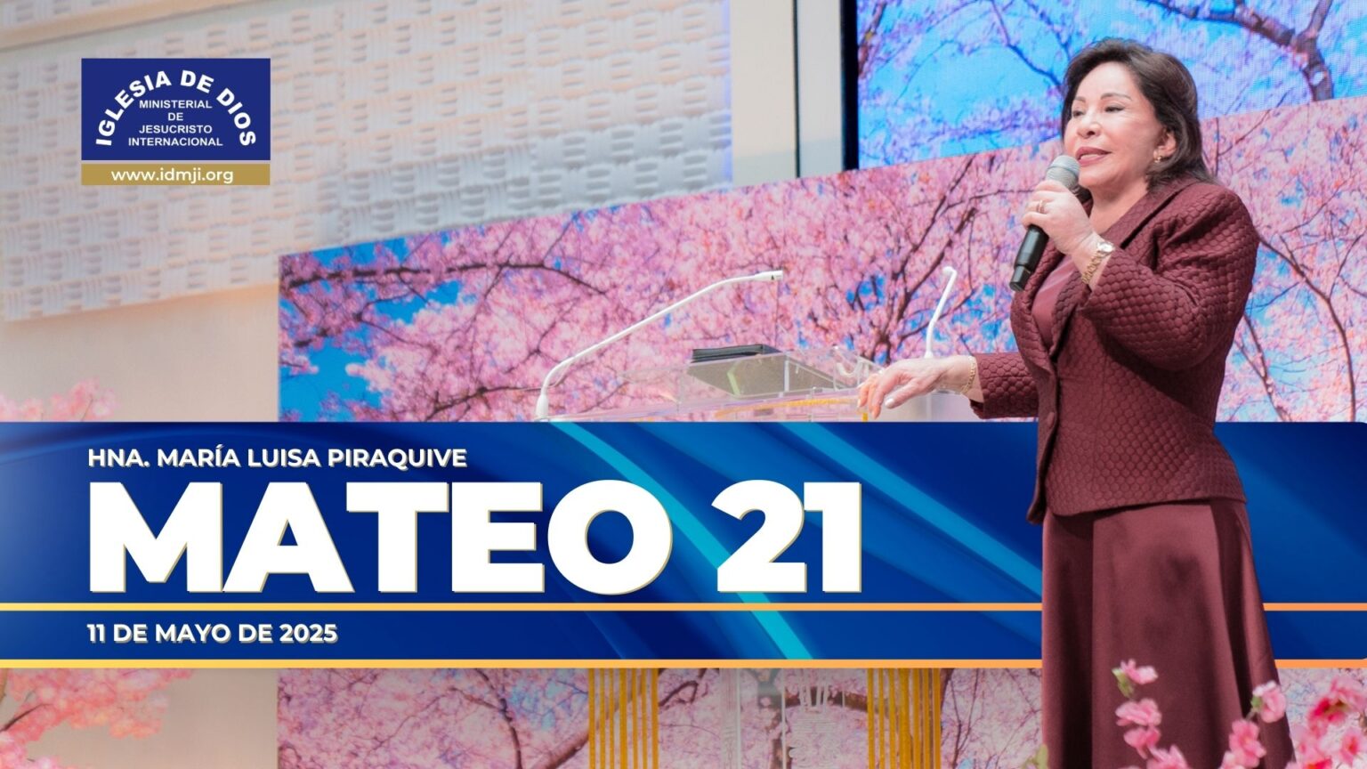 Mateo 19, Hna. María Luisa Piraquive – 6 abril 2025 #IDMJI – Sitio web oficial de la Iglesia de ...