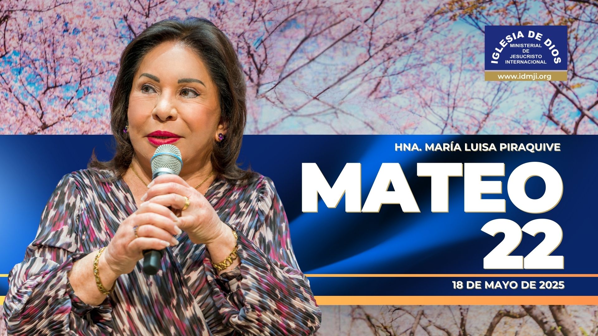 Mateo 22 - Hna. María Luisa Piraquive - 18 mayo 2025 #IDMJI - Sitio web ...