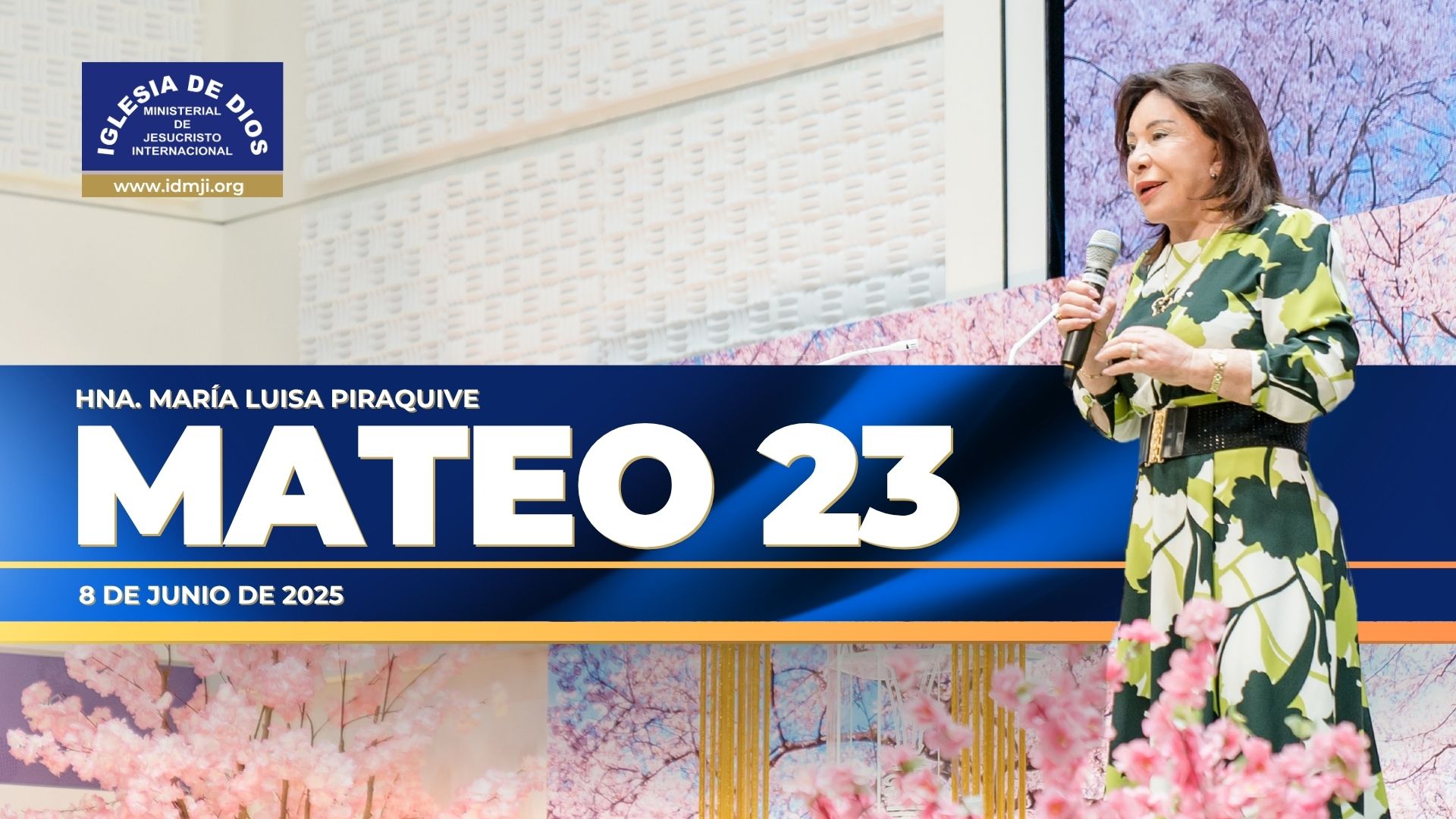 Mateo 22 - Hna. María Luisa Piraquive - 18 mayo 2025 #IDMJI - Sitio web oficial de la Iglesia de ...