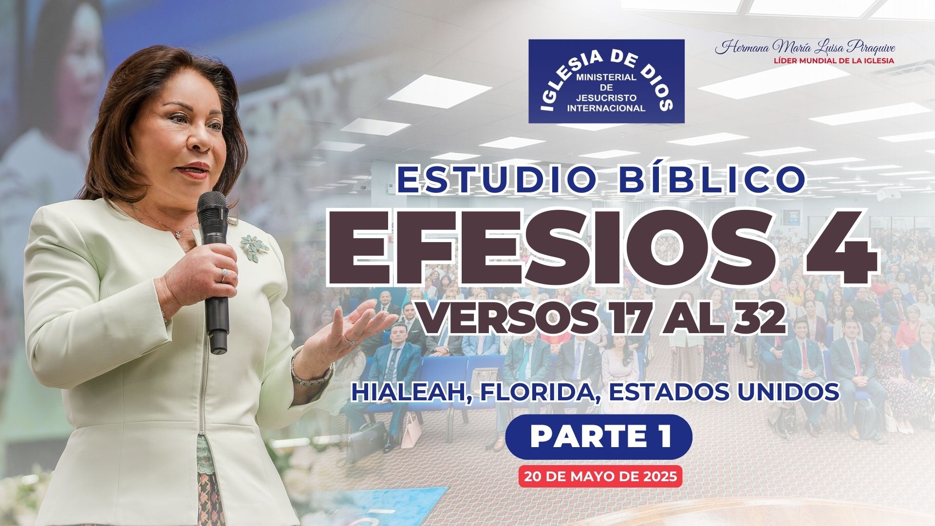 Estudio Bíblico: Efesios 4 versos 17 al 32 (Parte 1) Hialeah, Florida, Estados Unidos - 20 de ...
