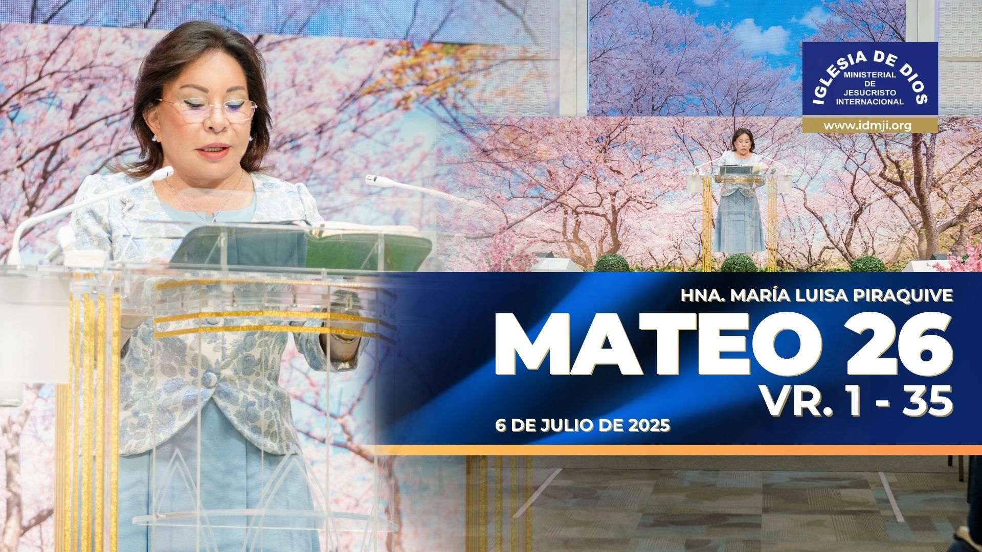 Mateo 28 - Hermana María Luisa Piraquive - 24 agosto 2025 #IDMJI - Sitio web oficial de la ...