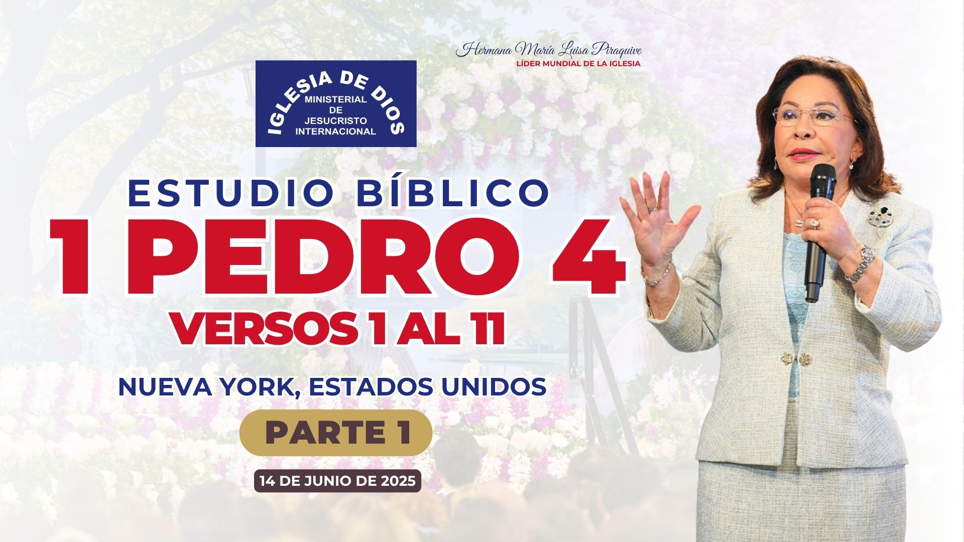 Estudio Bíblico: 1 Pedro 4 versos 1 al 11 (Parte 1) Nueva York - Sitio web oficial de la Iglesia ...