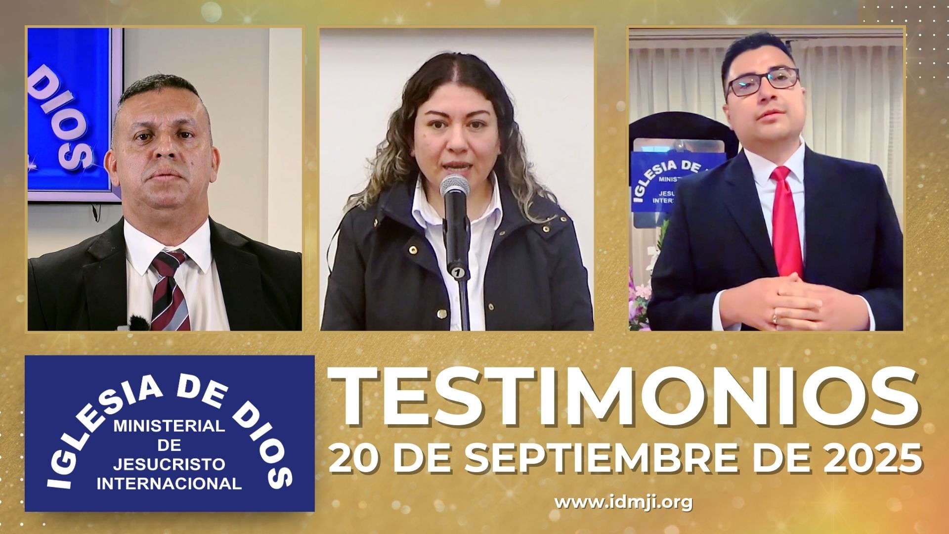 Testimonios 20 de septiembre de 2025 - IDMJI - Sitio web oficial de la ...