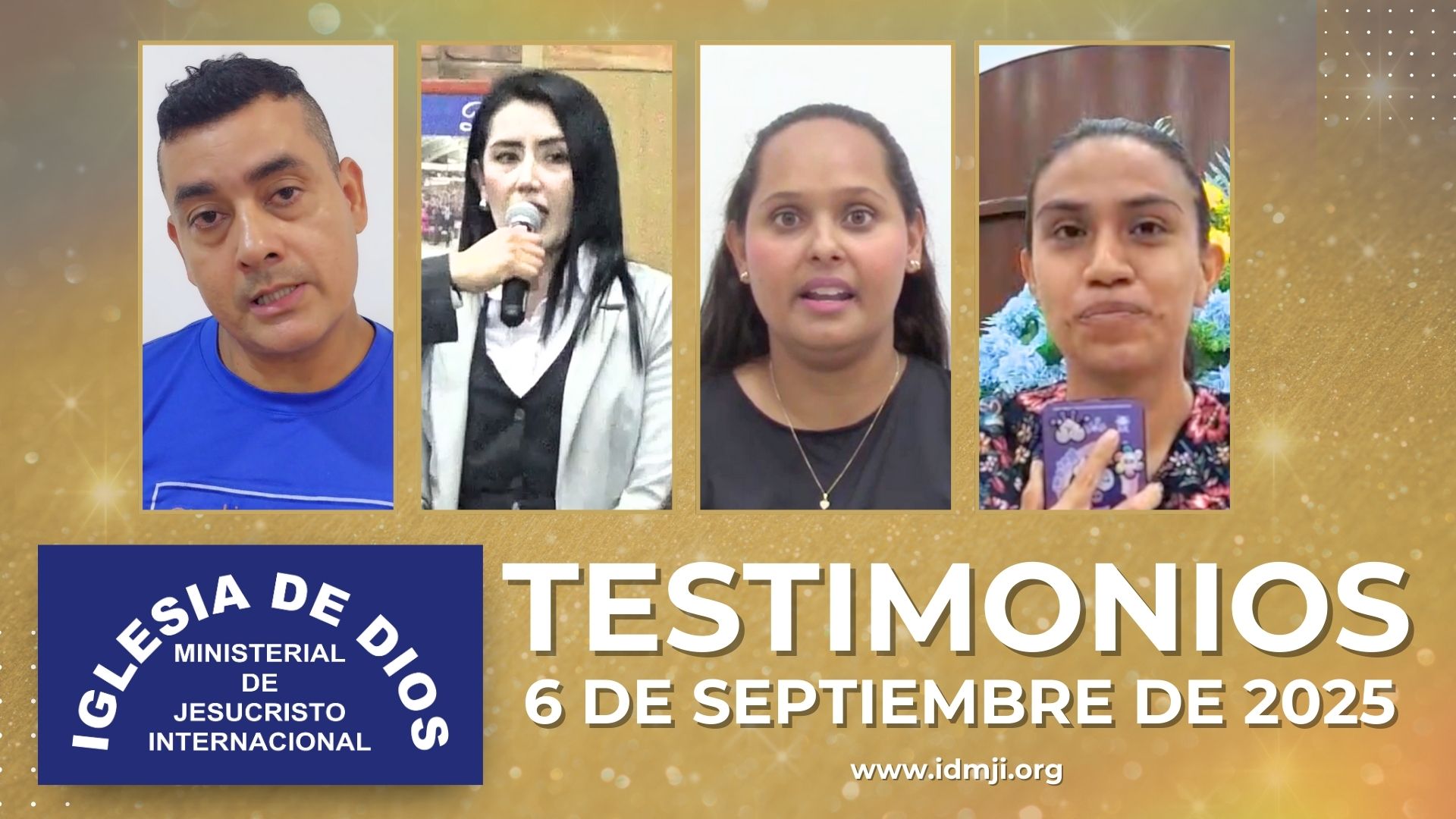 Testimonios 6 de septiembre de 2025 - Iglesia de Dios Ministerial de ...