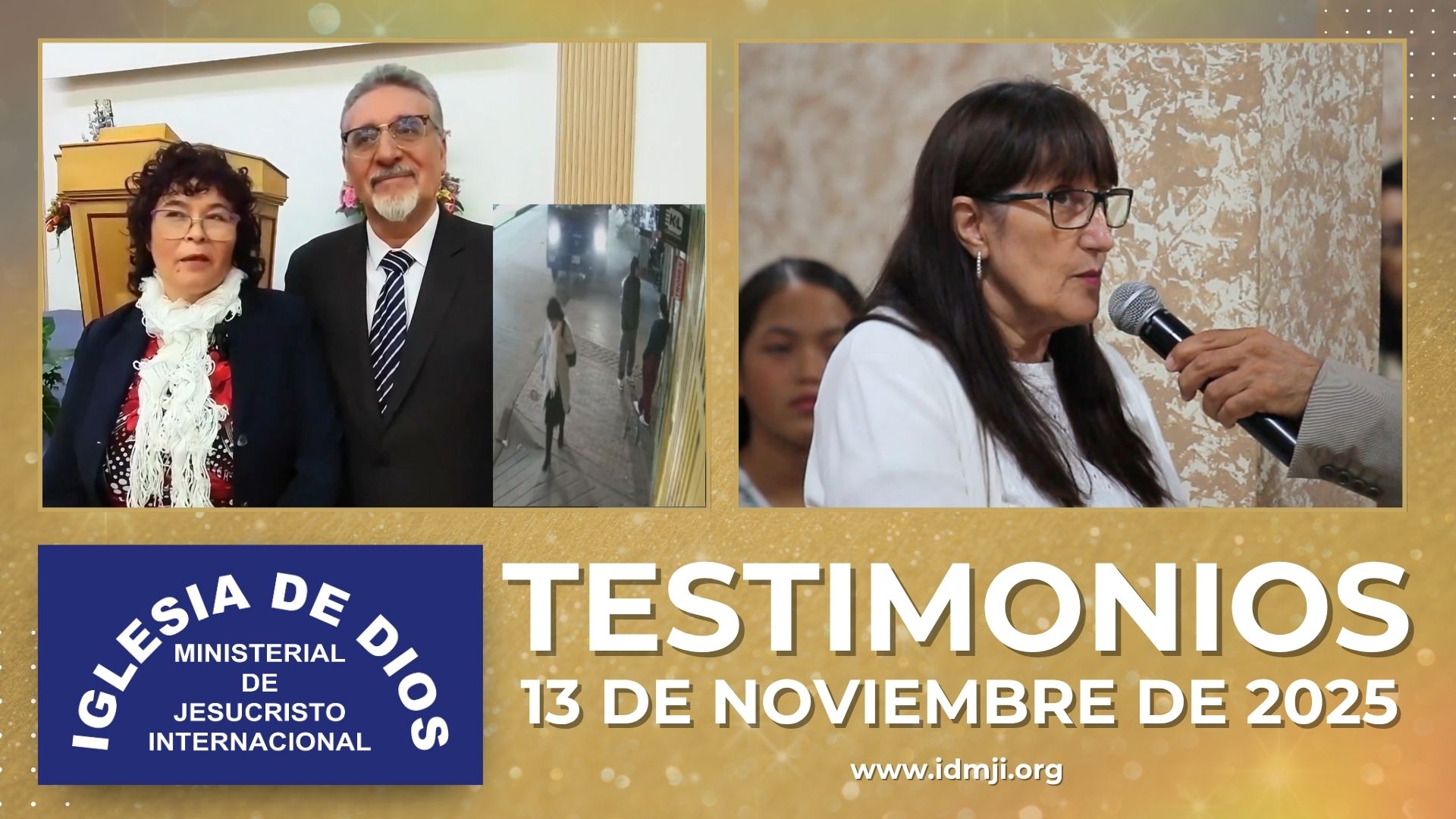 Testimonios 13 de noviembre de 2025 - Iglesia de Dios Ministerial de ...