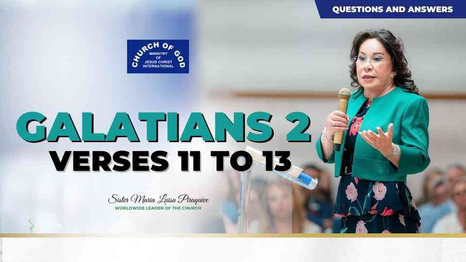 Q&A clip: Galatians 2, verses 11–13 - Sr. Maria Luisa Piraquive ...
